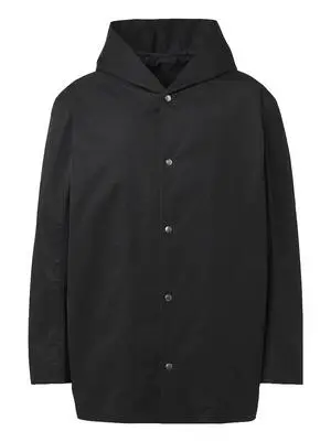 Rick Owens Mac Hooded Coat - Black