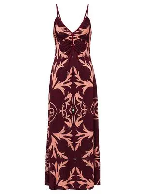 Johanna Ortiz Nuestra Tierra Printed Jersey Maxi Dress - Multicoloured