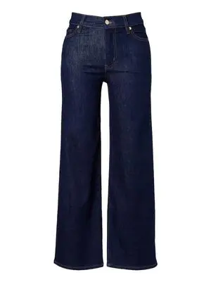 FRAME Frame Le Slim Palazzo Crop Wide-Leg Jeans In Elixir