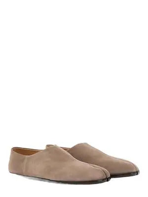 MAISON MARGIELA Tabi Suede Slip-ons - Beige