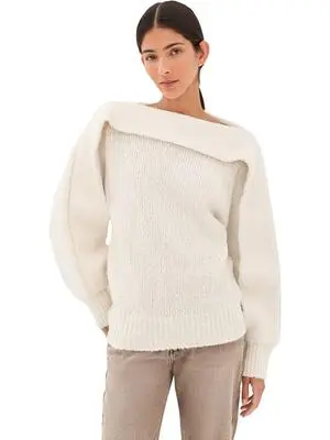 Ossou Umber Sweater - Buff