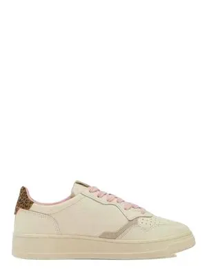 AUTRY Medalist Low Leopard Detail Sneakers - Neutrals