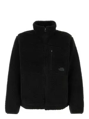 The North Face THE NORTH FACE Black Pile Fleece Zip-Up Jacket Black