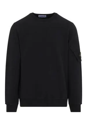 Stone Island Compass-patch Sweater - Black