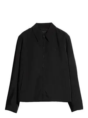 Gucci Zip Front Blouson Jacket - Black