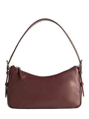 Quince Sutton Small Shoulder Bag - Deep Plum