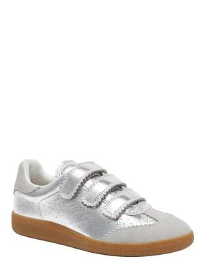 SILENT D Silent D Seena Sneaker Silver Leather Suede