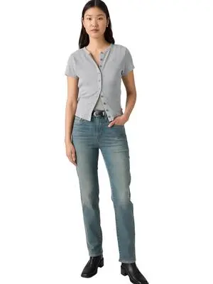 LEVI'S 724 High-rise Straight Leg Jeans - Tree Time