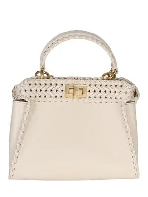 Fendi Peekaboo Iconic Satchel - Neutral