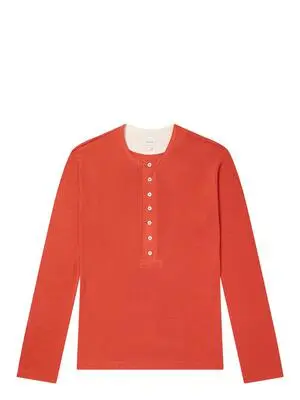 Paul Smith Wool Henley T-shirt - Red