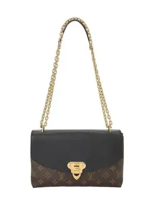LOUIS VUITTON Monogram Canvas Saint Placide Shoulder Bag - Black