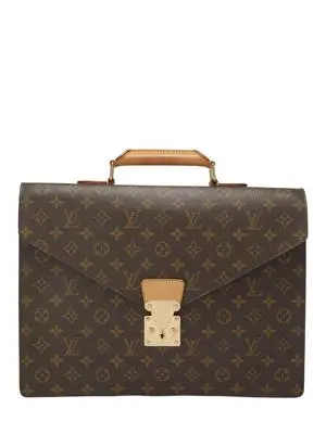 LOUIS VUITTON Monogram Canvas Serviette Conseiller Briefcase - Brown