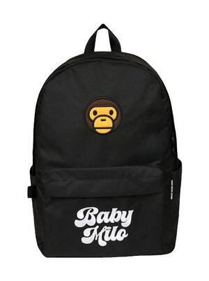 A BATHING APE Baby Milo Store Large Backpack - Black