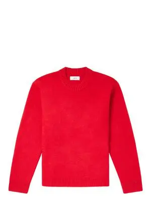 Mr P. Brushed Cashmere Sweater - Red