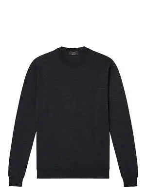 SLOWEAR Slim-fit Flexwool Sweater - Gray