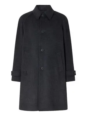 HERNO HERNO Wool-Blend Twill Coat