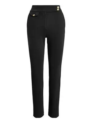 Ralph Lauren Tailored Straight Leg Trousers - Black