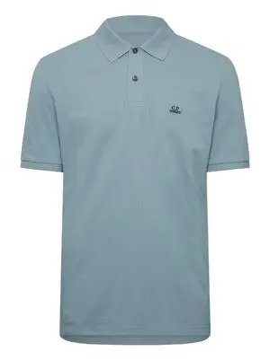 C.P. COMPANY Simple Polo Shirt - Blue