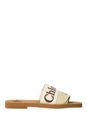 Chloé Woody Flat Slide Sandals - No