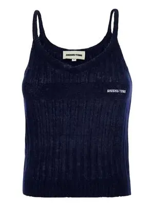 SHUSHU/TONG Knitted V-neck Camisole - Blue