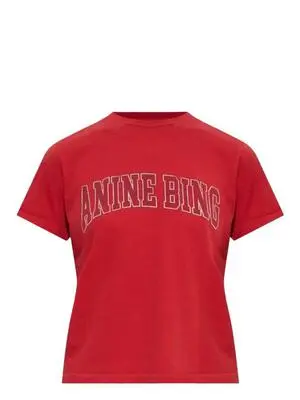 ANINE BING Shelley T-shirt - Red
