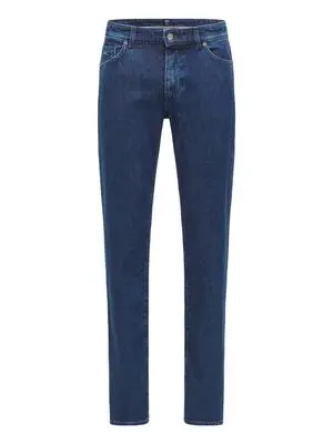 Hugo Boss Slim Fit Washed Jeans - Blue