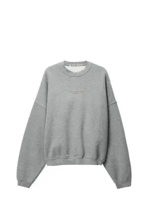 Alexander Wang Oversized Printed Sweatshirt - Gray