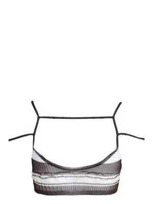 Jacquemus Striped Knit Vest - Brown