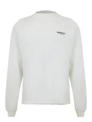REPRESENT Long Sleeve T-shirt - White