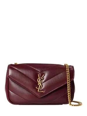 Saint Laurent Classic Logo Chain Bag - Red