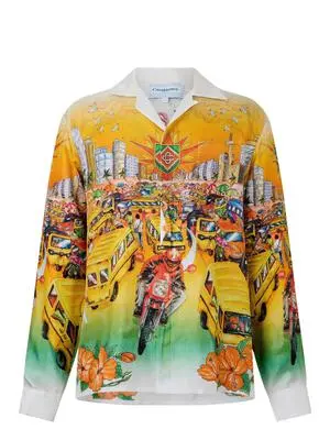 Casablanca Collared Longsleeve Shirt - Multicolor