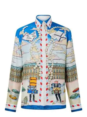 Casablanca Collared Longsleeve Shirt - No