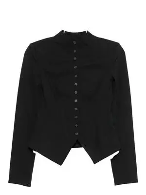 Staud Long Sleeve Jacket - Black