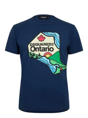 Dsquared2 Crewneck Shortsleeve Tshirt - Blue