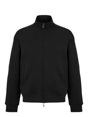 Emporio Armani Fleece Zip Jacket - Black