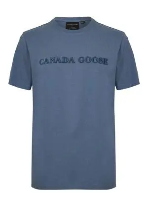Canada Goose Simple Cotton T-shirt - Blue