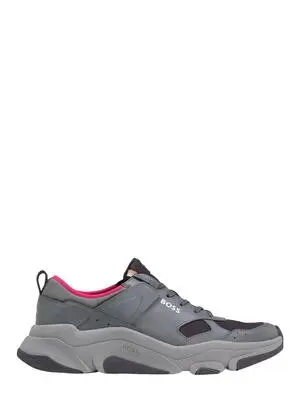 Hugo Boss Lace-up Sneakers - Grey