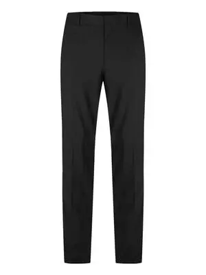 Hugo Boss Solid Color Casual Trousers - Grey
