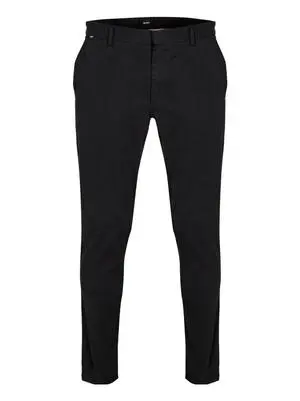 Hugo Boss Slimfit Twill Chino Trousers - Black
