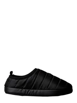 Calvin Klein Puffer Moccasin Slippers - Black