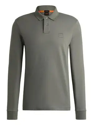 Hugo Boss Collared Longsleeve Polo Shirt - No
