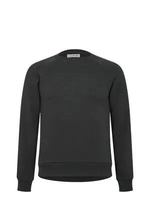 Lacoste Crewneck Sweatshirt With Debossed Logo - Black