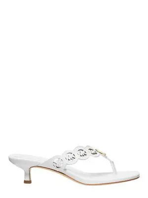 Michael Kors Michael Kors Midheel Thong Mules White