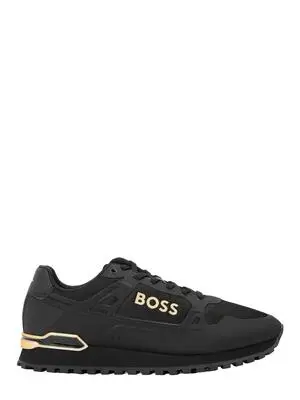 Hugo Boss Hugo Boss Mesh Sneakers Black
