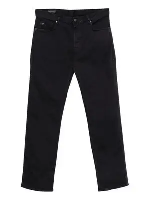 Emporio Armani Logo-patch Jeans - Navy