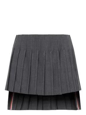 THOM BROWNE THOM BROWNE Mini Pleated Skirt