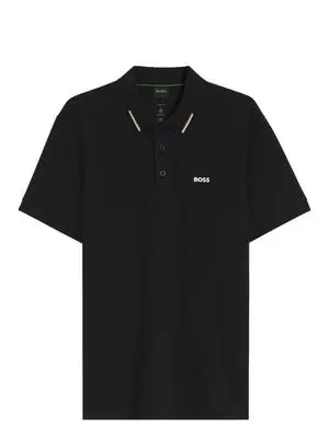 Hugo Boss Minimalist Shortsleeve Polo Shirt - Black