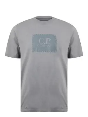 C.P. COMPANY Minimalistlogo Tshirt - Gray