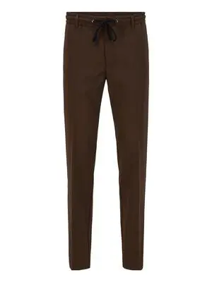 Hugo Boss Slim Fit Drawstring Trousers - No