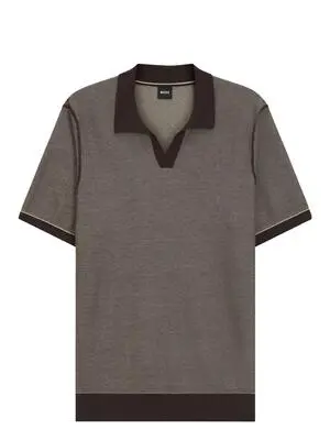 Hugo Boss Shortsleeve Knit Polo Shirt - No